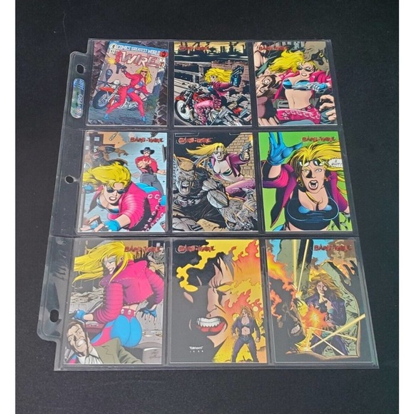 Barb Wire | Toys | Rare 996 Barb Wire Movie Comics Complete 72 Card ...